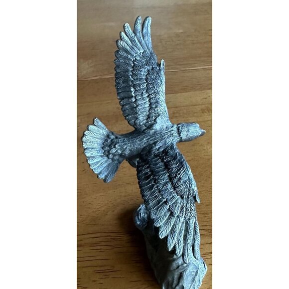 Michael Ricker | Art | Michael Ricker Pewter Flying Eagle With Fish ...